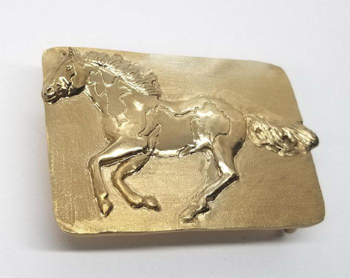 Paint Horse Galloping Buckle – Tempi Design Studio